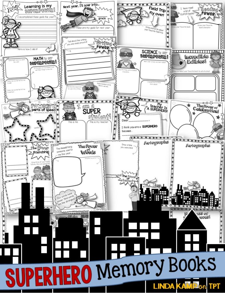 Graphic Novel Style Memory Books for K-3! - Around the Kampfire