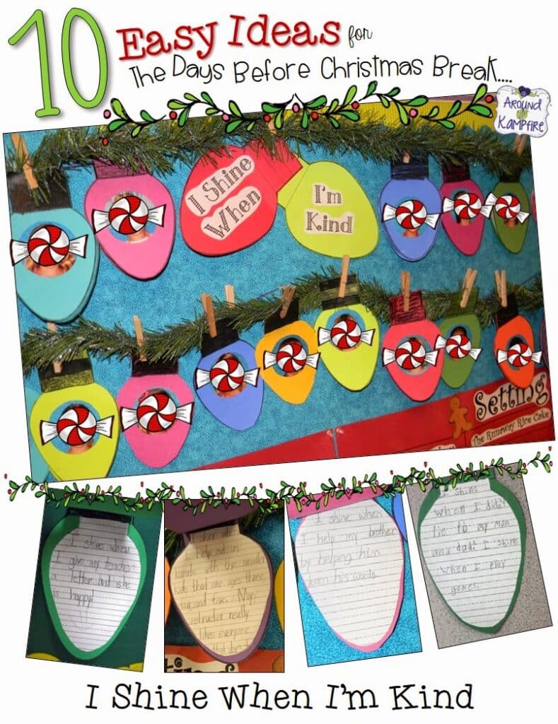 10 Easy Classroom Christmas Ideas For That Last CRaZy Week Before Break ...