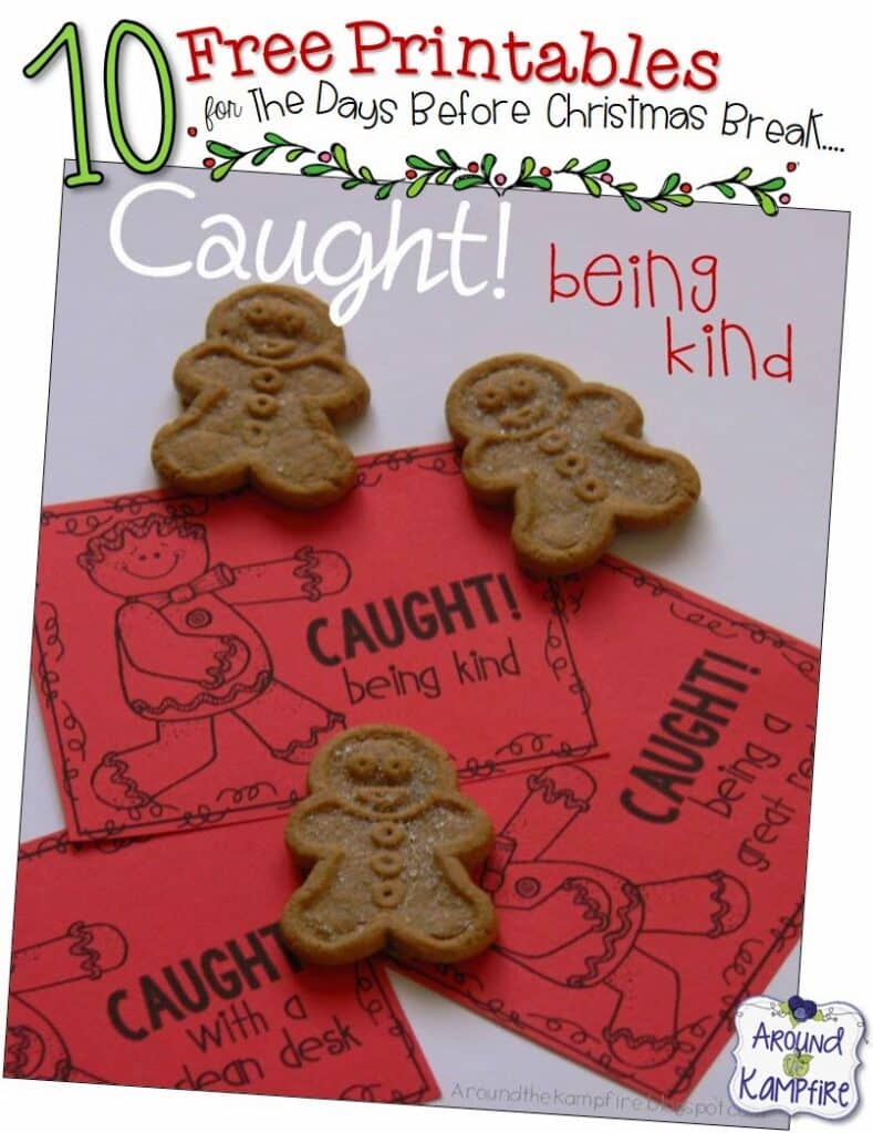 10 Free Christmas Printables for the Classroom - Around the Kampfire
