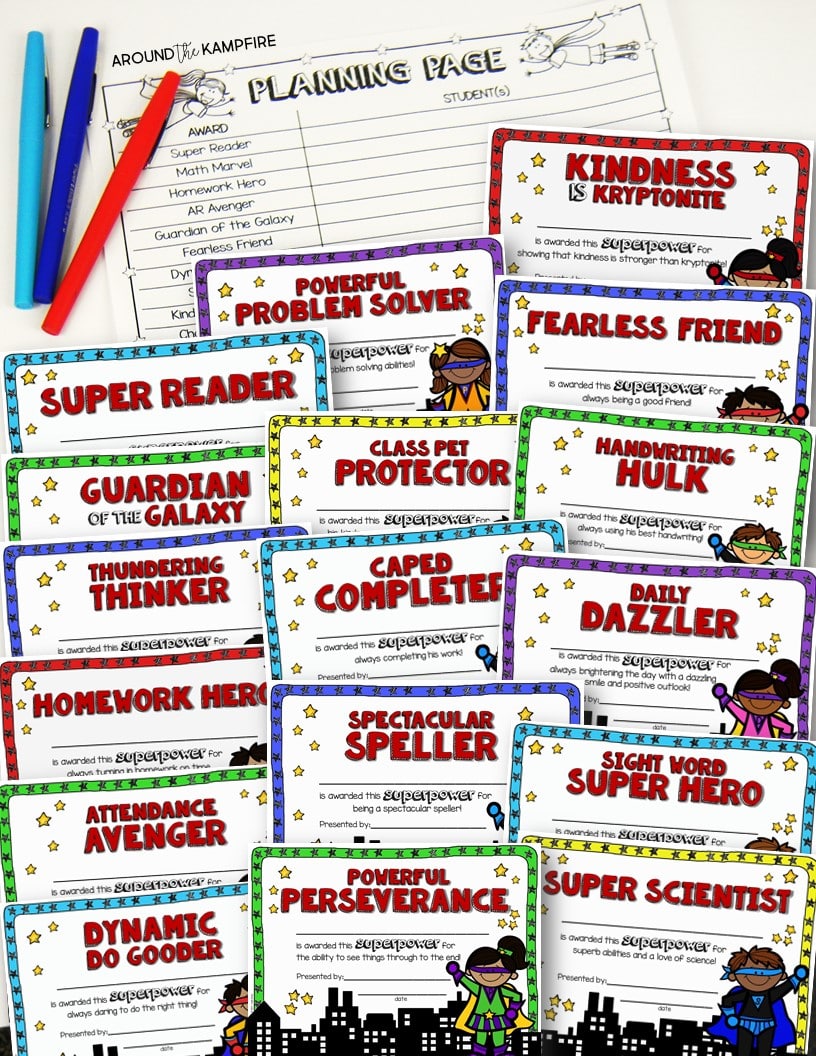 10 Ways To Give Your Students A Superhero Send-Off! - Around the Kampfire