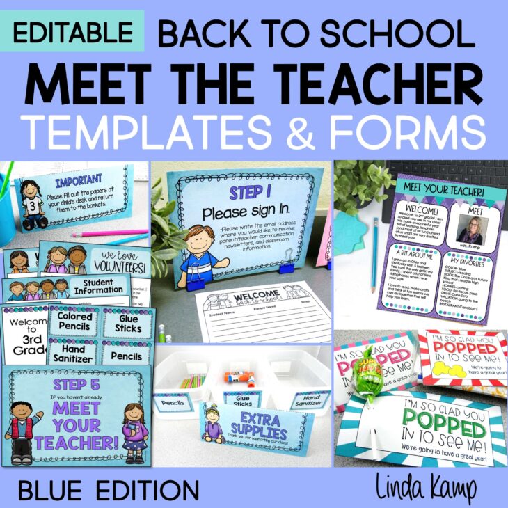 Easy Meet The Teacher Ideas: 8 Stations to Help Your Back To School ...