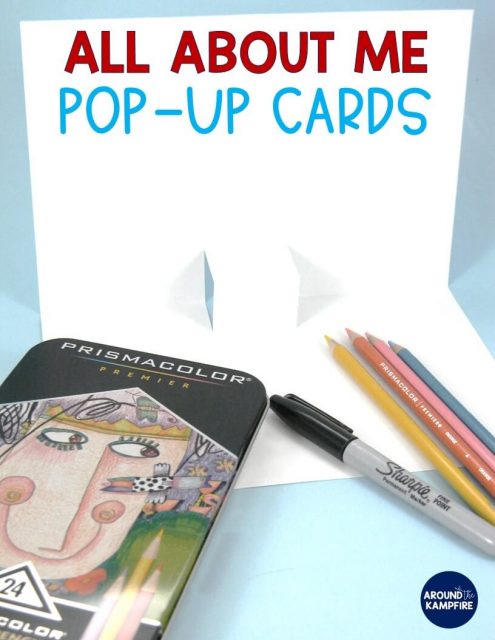 All About Me Pop-Up Cards - Around the Kampfire