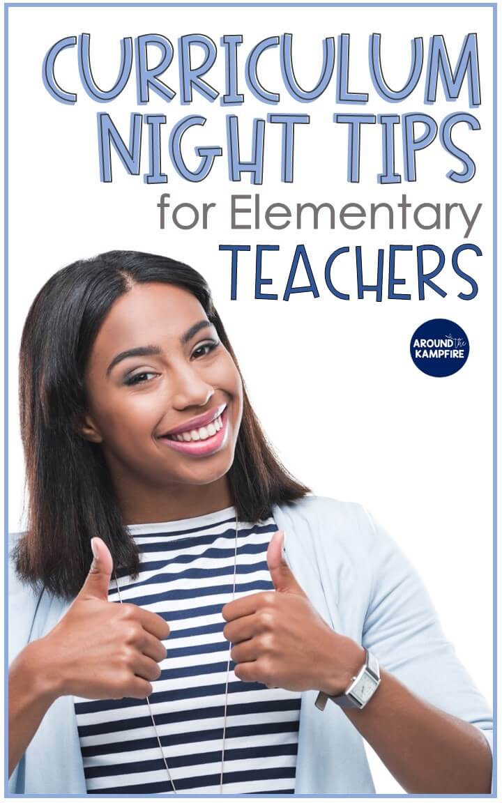 Curriculum Night Tips for Elementary Teachers - Around the Kampfire
