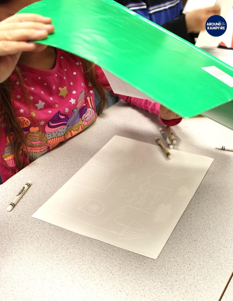Invisible Pictures: A Literacy Based Art Project - Around the Kampfire