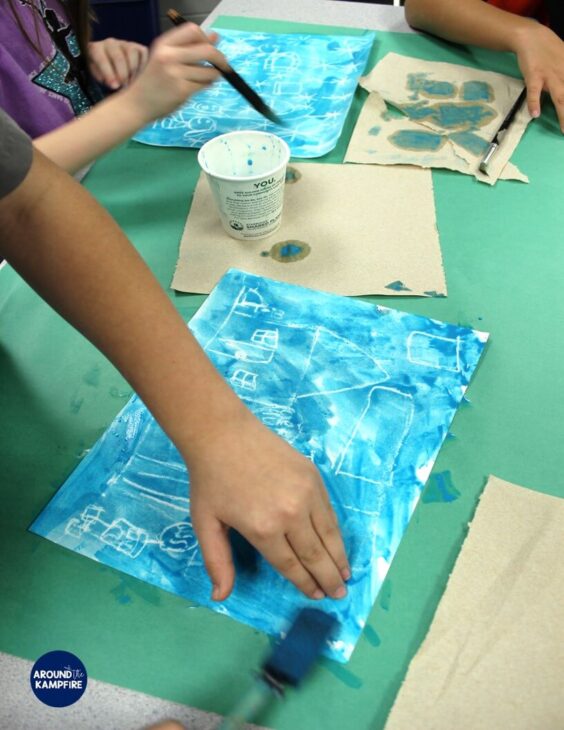 Invisible Pictures: A Literacy Based Art Project - Around the Kampfire