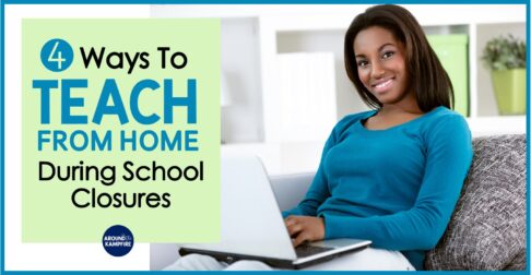 Free Learn At Home Menus That Don't Need Devices - Around the Kampfire