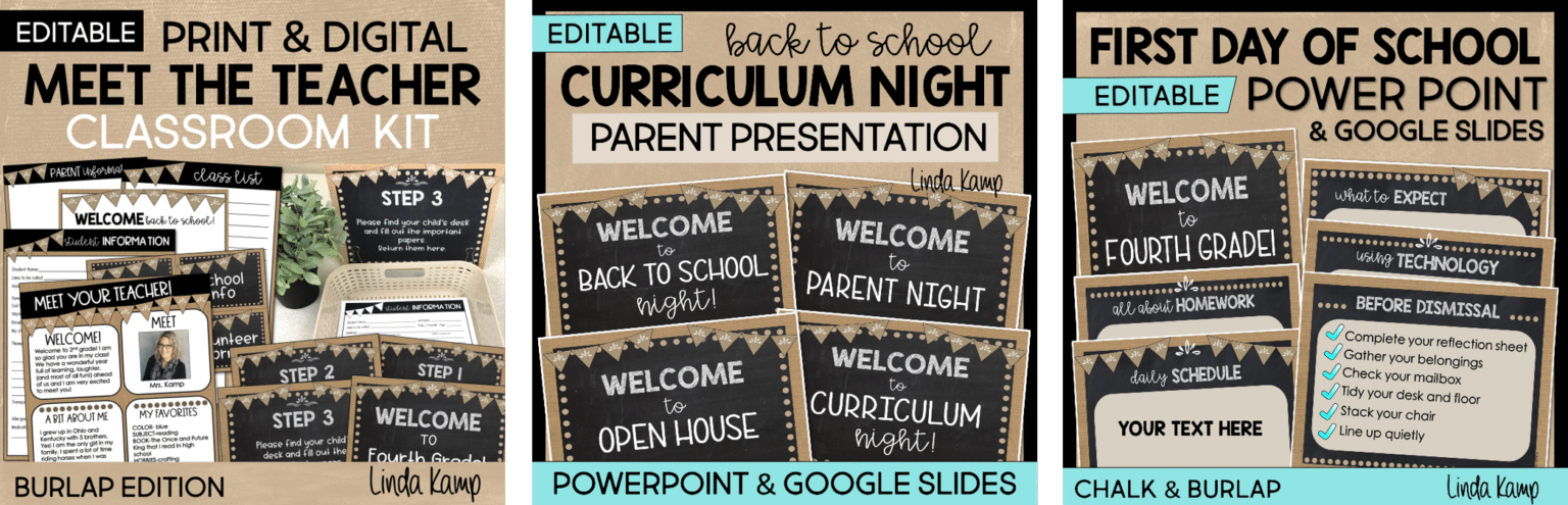 10 Clever Chalkboard and Burlap Classroom Decor Ideas