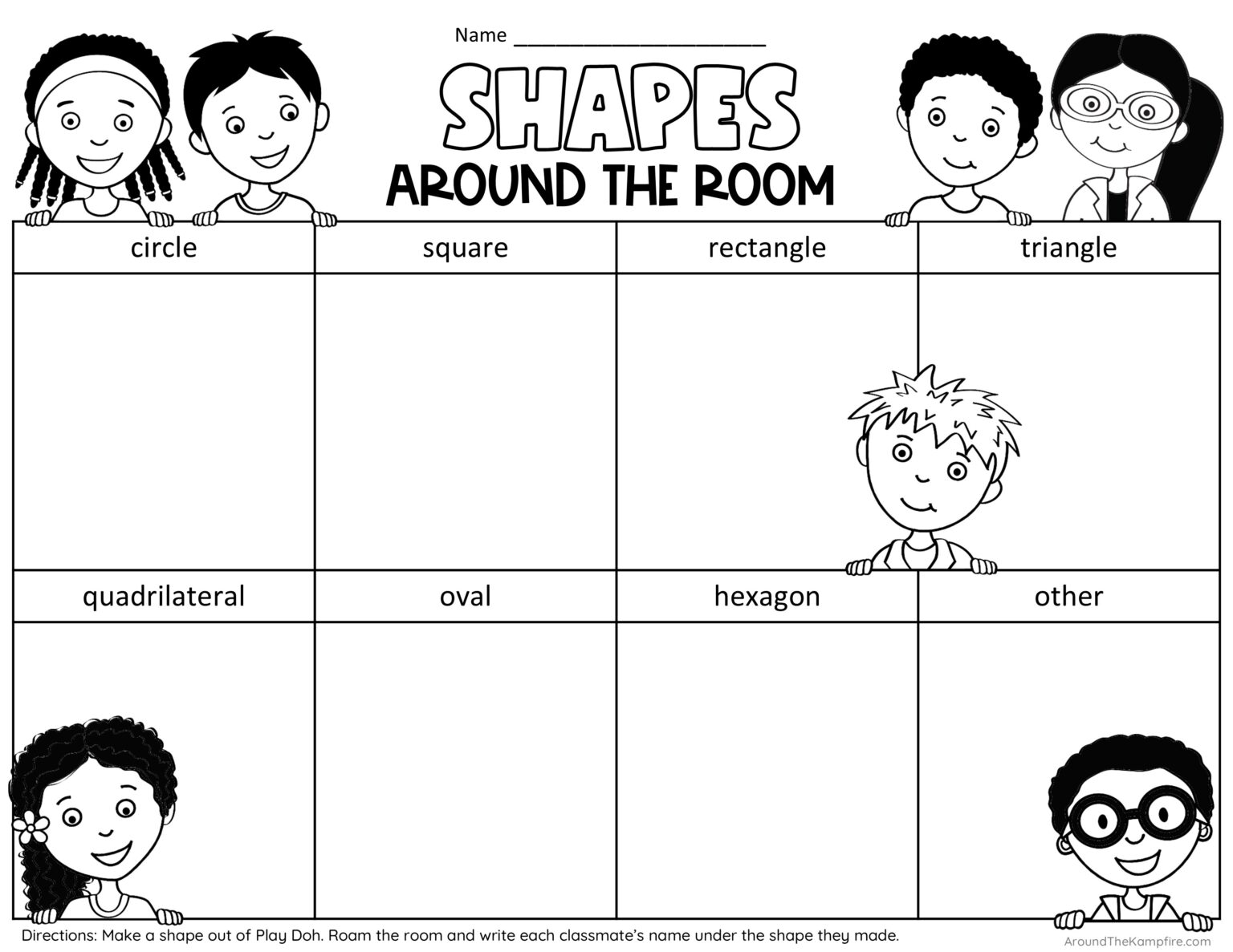 15 First Grade Shapes Activities You Haven’t Done Before - Around the ...