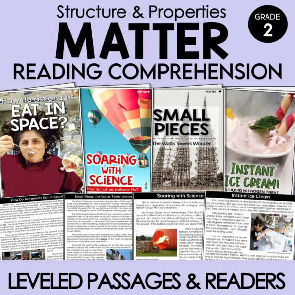 Properties of Matter Reading Comprehension Passages - Around the Kampfire
