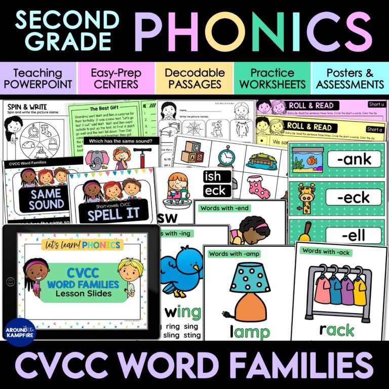 CVC Word Ladders - Short Vowel Word Chaining Worksheets