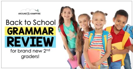 Back to School Grammar Review for 2nd Grade - Around the Kampfire