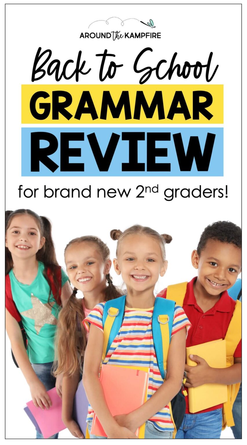 Back to School Grammar Review for 2nd Grade - Around the Kampfire