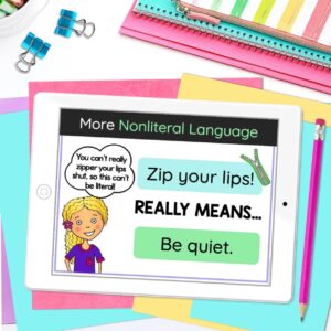 Activities to Teach Literal and Nonliteral Language - Around the Kampfire
