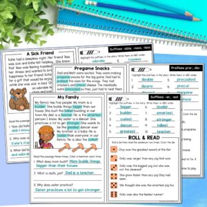 Free Decodable Phonics Passages & 5 Skills to Teach With Them - Around ...