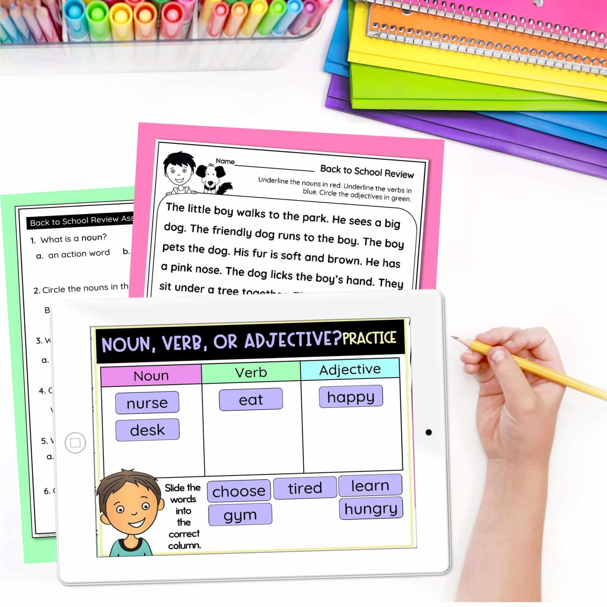 Free Grammar Worksheets and Activities for 2nd Grade - Around the Kampfire