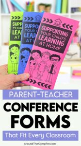 Parent-Teacher Conference Forms and Handouts That Fit Every Classroom ...