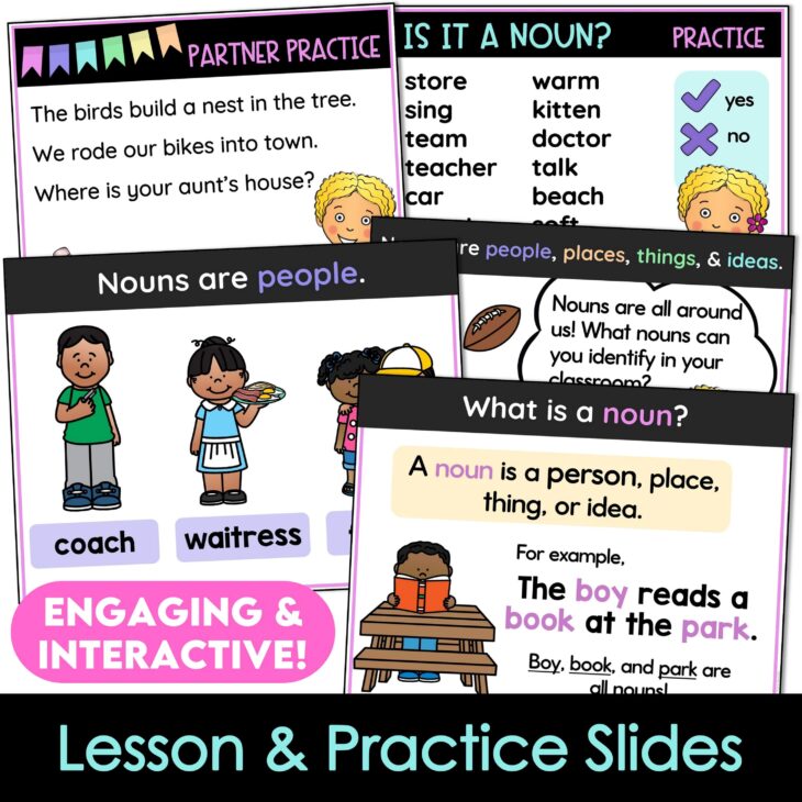 Noun Activities 3rd Grade Grammar - Around the Kampfire