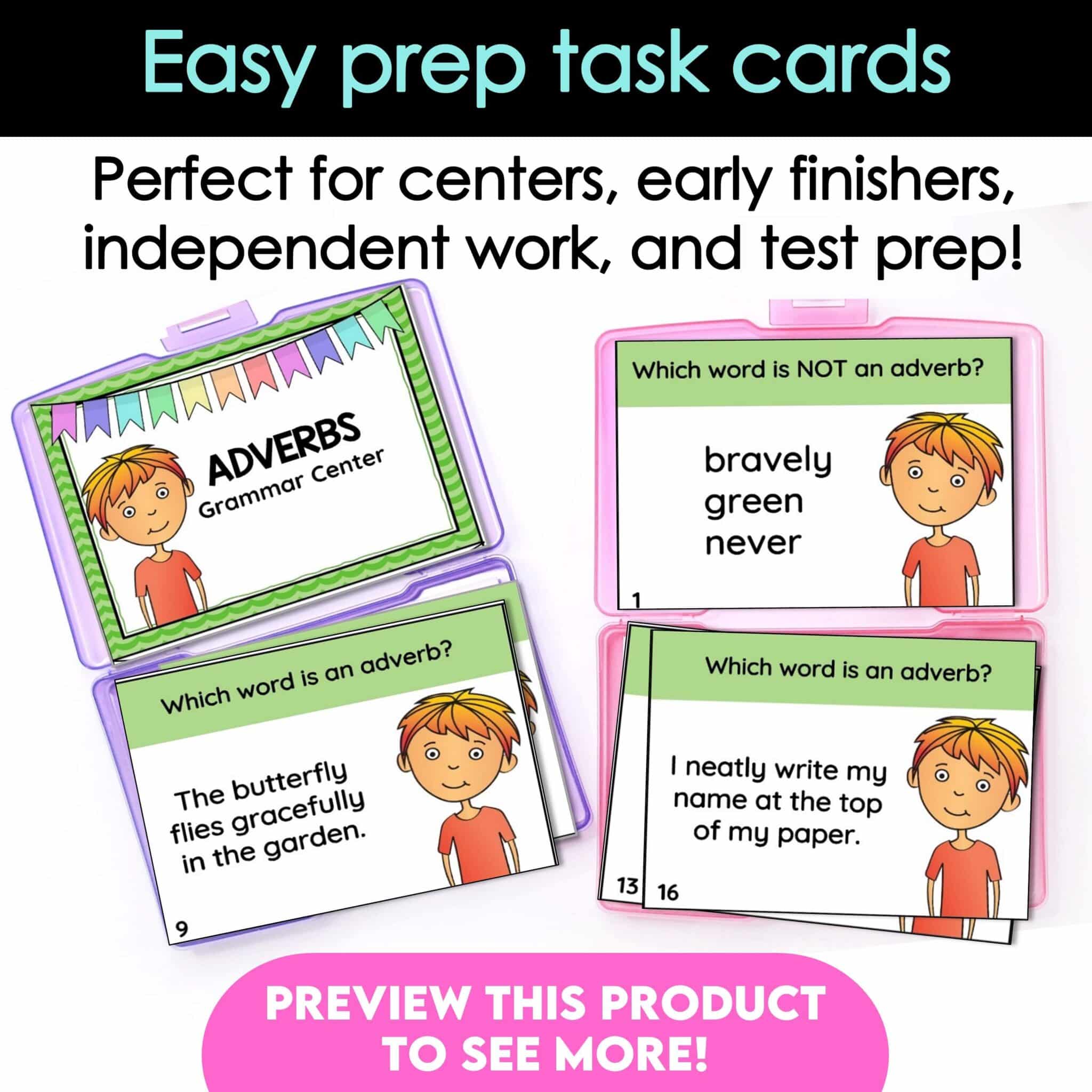 Adverb Activities 3rd Grade Grammar - Around the Kampfire