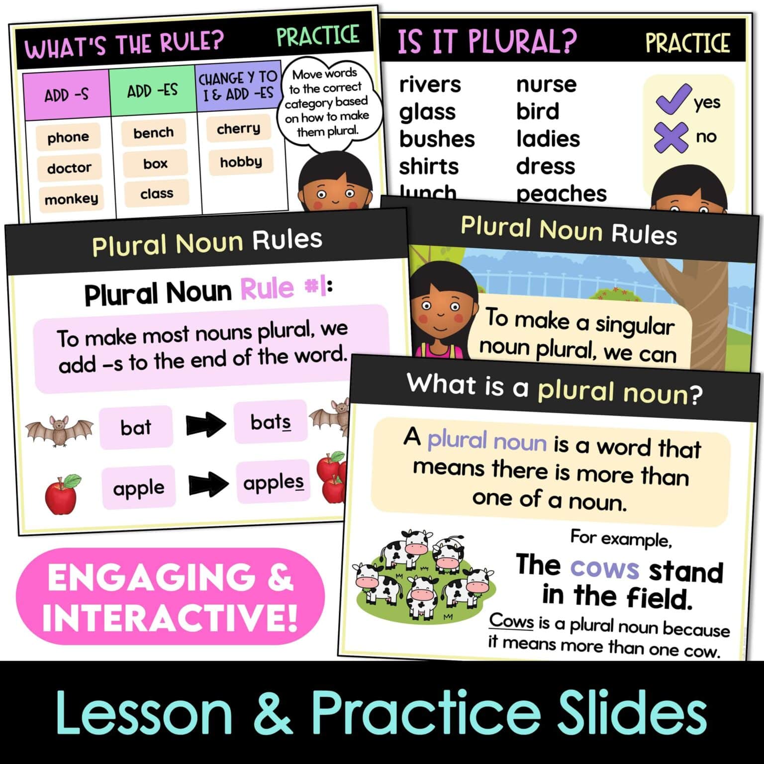 Plural Noun Activities 3rd Grade Grammar - Around the Kampfire