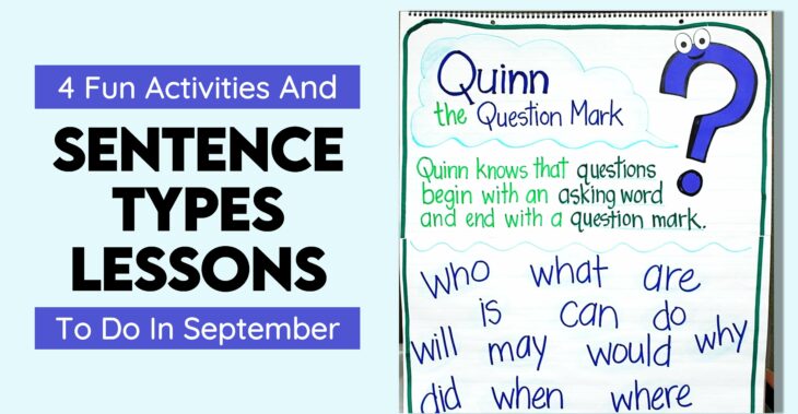5 Fun Sentence Types Lessons to Teach in September - Around the Kampfire