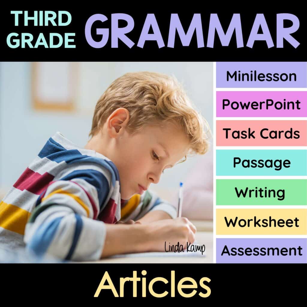 3rd Grade Grammar Activities Bundle 3 - Around the Kampfire