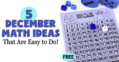 5 December Math Ideas That Are Easy to Do! - Around the Kampfire
