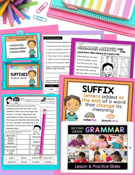 7 Fun Ways to Teach Suffixes to 2nd Graders - Around the Kampfire