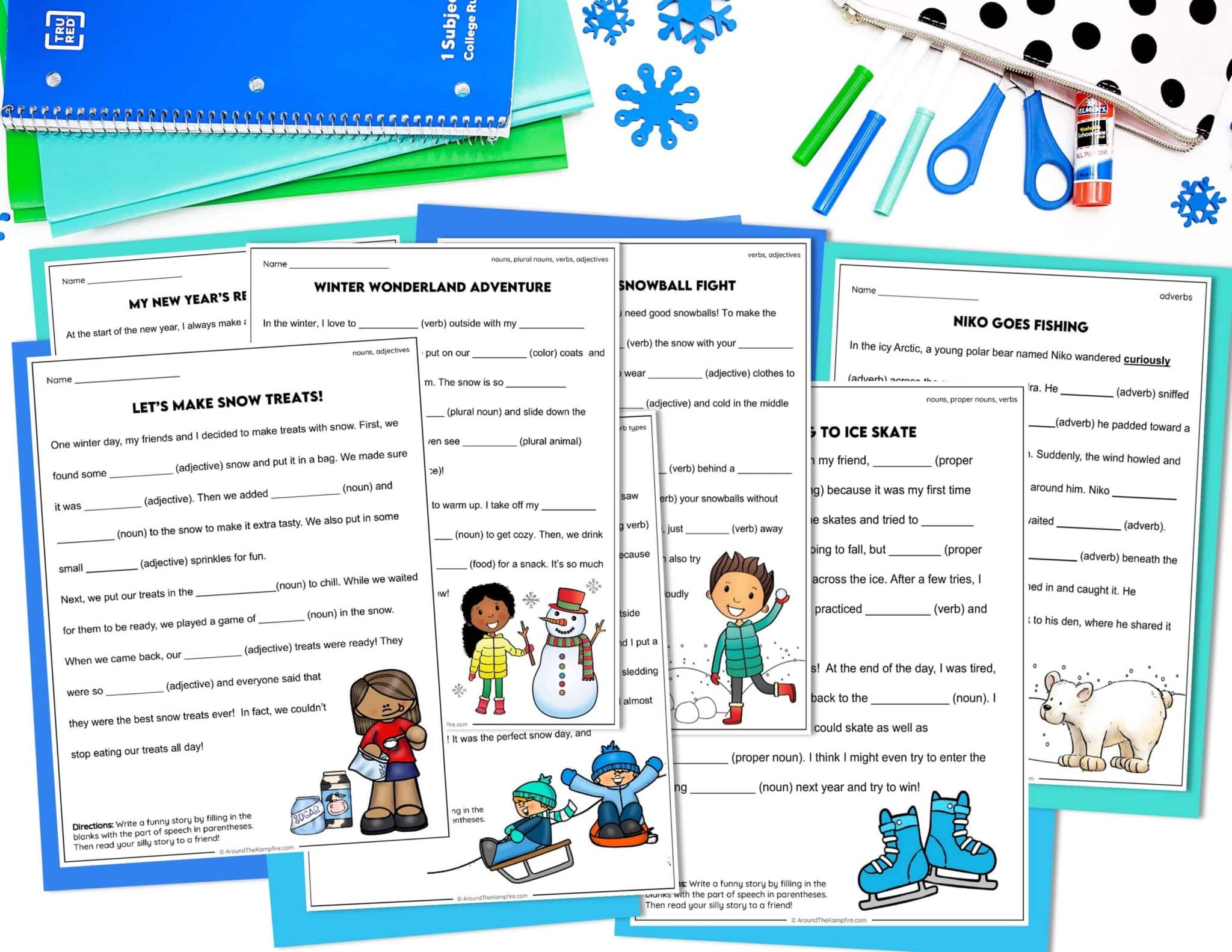 5 February Reading Ideas and Writing Activities - Around the Kampfire