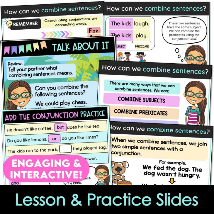 Combining Sentences Activities 3rd Grade Grammar - Around the Kampfire