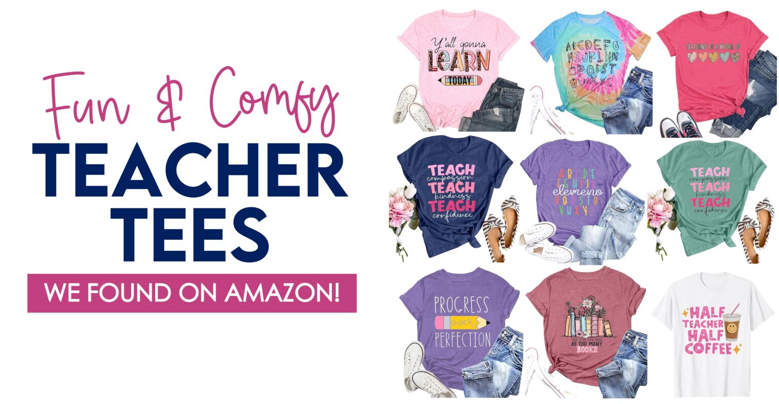 15 Fun Teacher Tees to Wear to School - Around the Kampfire
