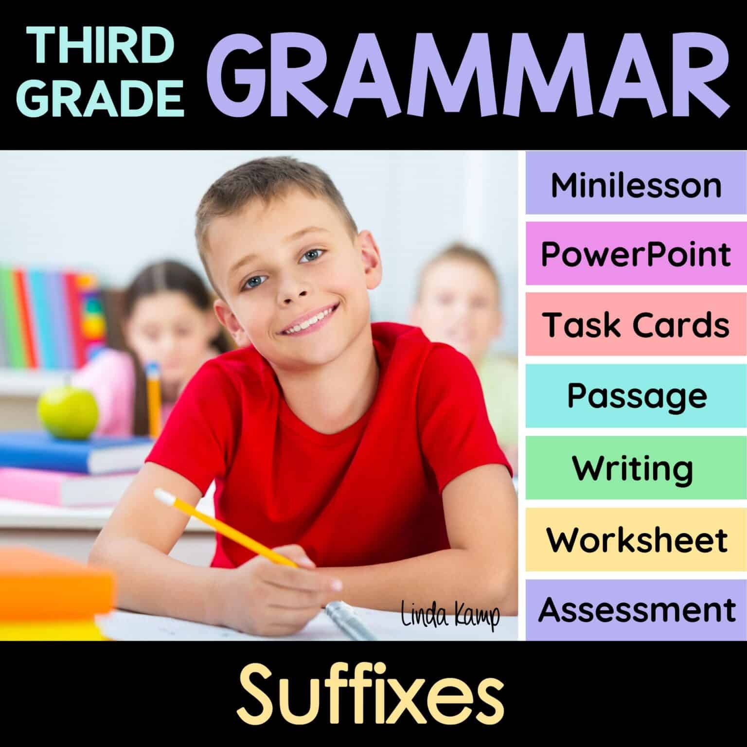 Suffix Activities 3rd Grade Grammar - Around the Kampfire