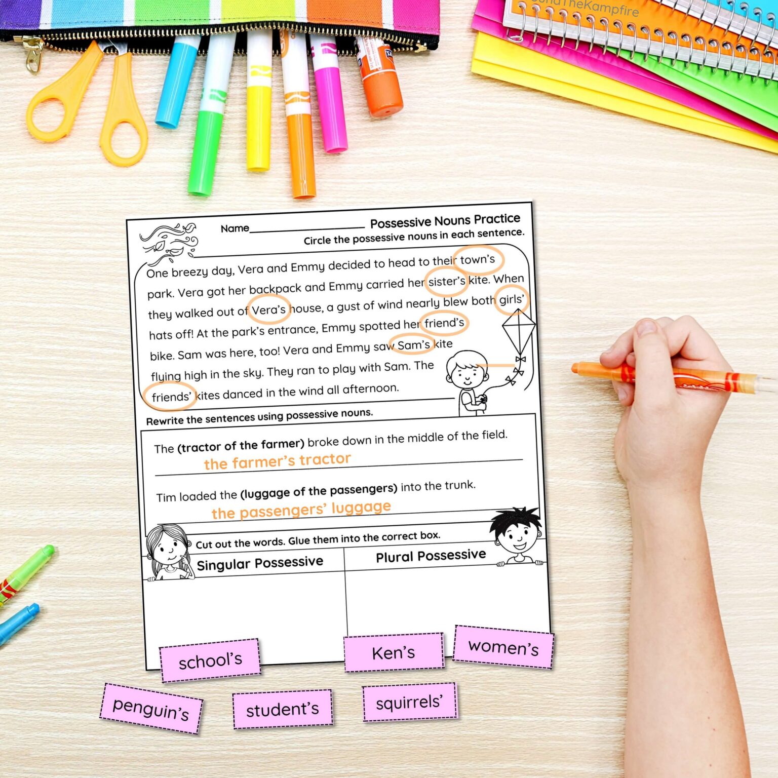 What Are Possessive Nouns and How Do I Teach Them? - Around the Kampfire