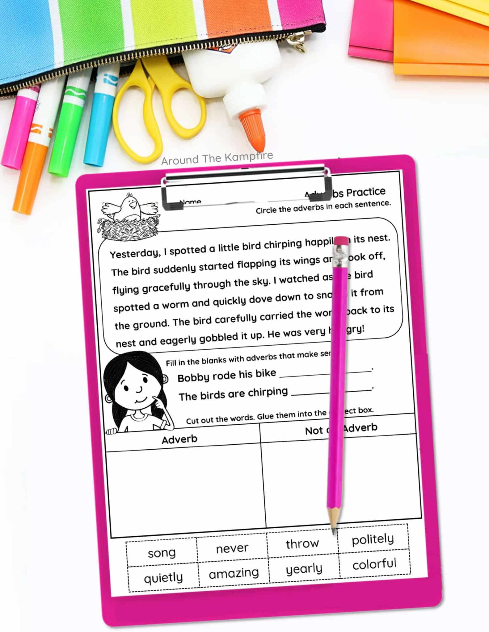 What are Adverbs and How To Teach Adverbs in 3rd Grade - Around the ...