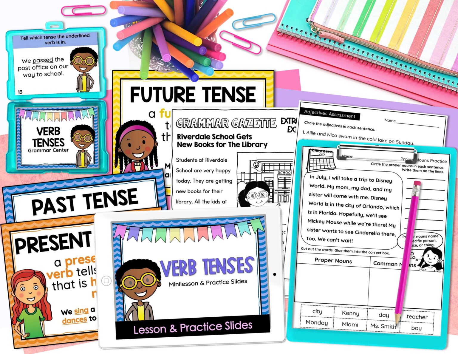 An Easy Routine for Teaching Verb Tenses - Around the Kampfire