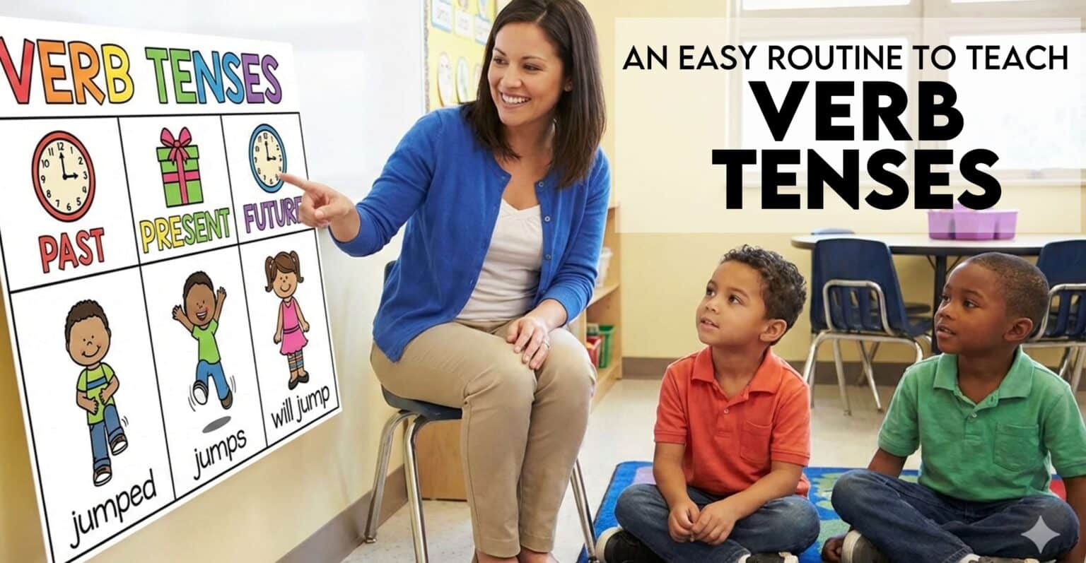 An Easy Routine for Teaching Verb Tenses - Around the Kampfire