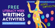 5 Free Literacy Week Writing Activities & Bulletin Board Ideas - Around ...