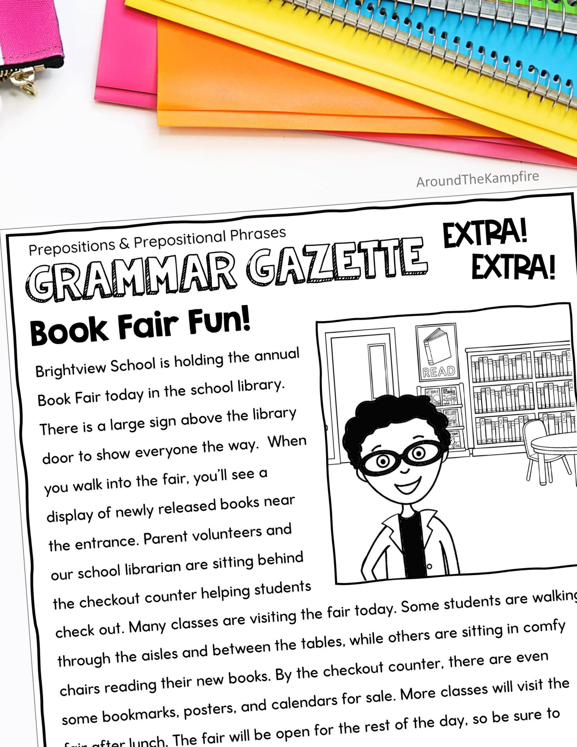Prepositional Phrase Examples and How To Teach Them - Around the Kampfire