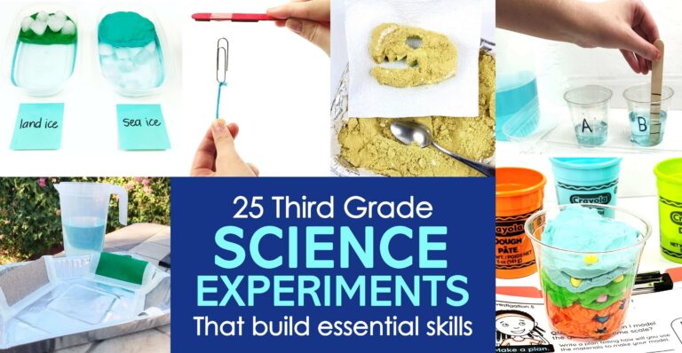25 Third Grade Science Experiments That Build Essential Skills - Around ...